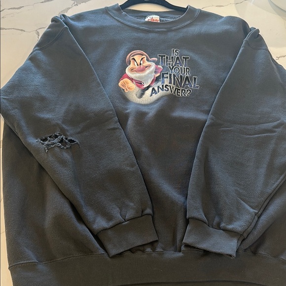 Disney | Sweaters | Vintage Disney Store Crewneck Sweater Grumpy ...